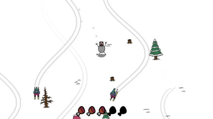 SkiFree, clássico do Windows 3.x, ganha nova versão com o Yeti jogável